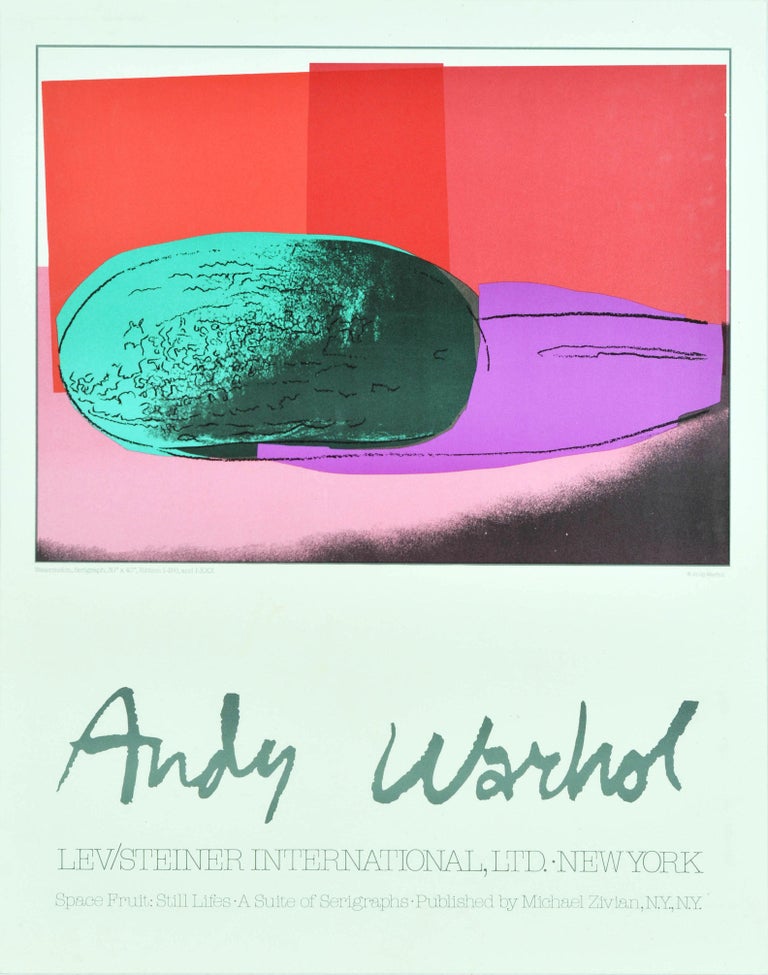Andy Warhol - Original Vintage Exhibition Poster Andy Warhol Space ...