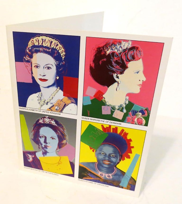 Andy Warhol - Reigning Queens Rare Invitation de la reine Elizabeth II ...