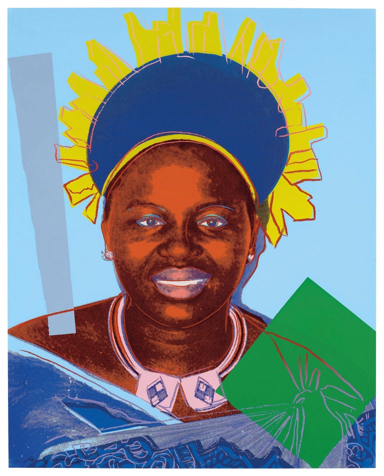 Andy Warhol - Reigning Queens - Queen Ntombi Twala For Sale at 1stDibs
