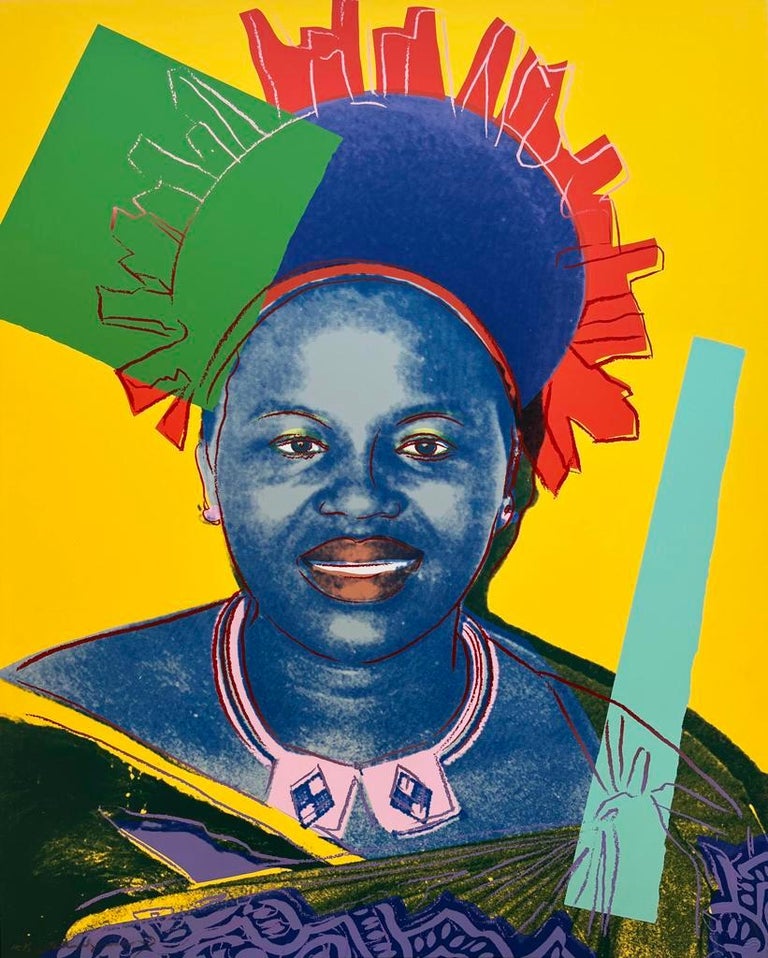 Andy Warhol - Reigning Queens: Queen Ntombi Twala of Swaziland, II.348 ...