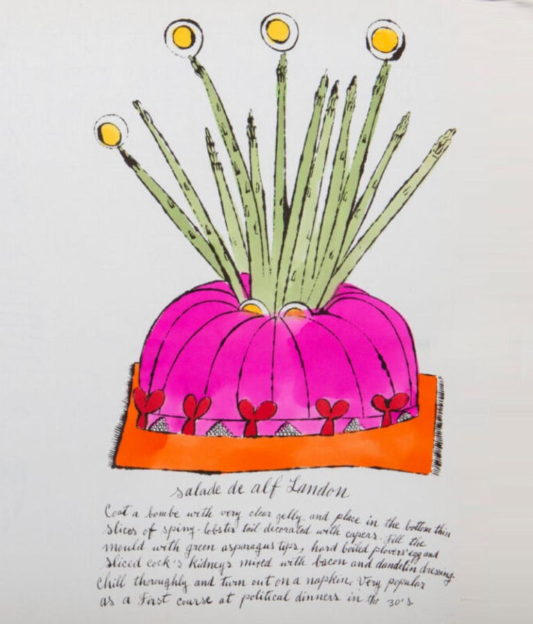 Andy Warhol - Salade de alf Landon, Wild Raspberries, USA, 1959 For ...