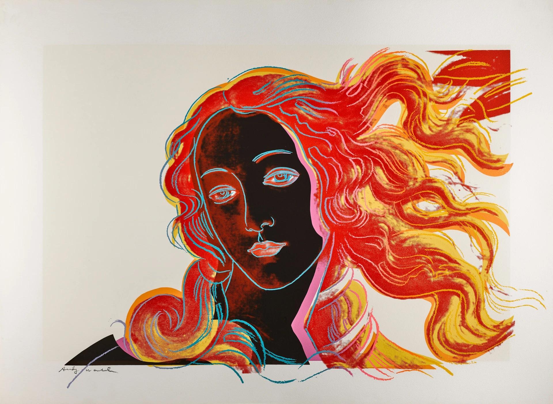 Andy Warhol - Sandro Botticelli (Birth of Venus, 1482) , from Details ...