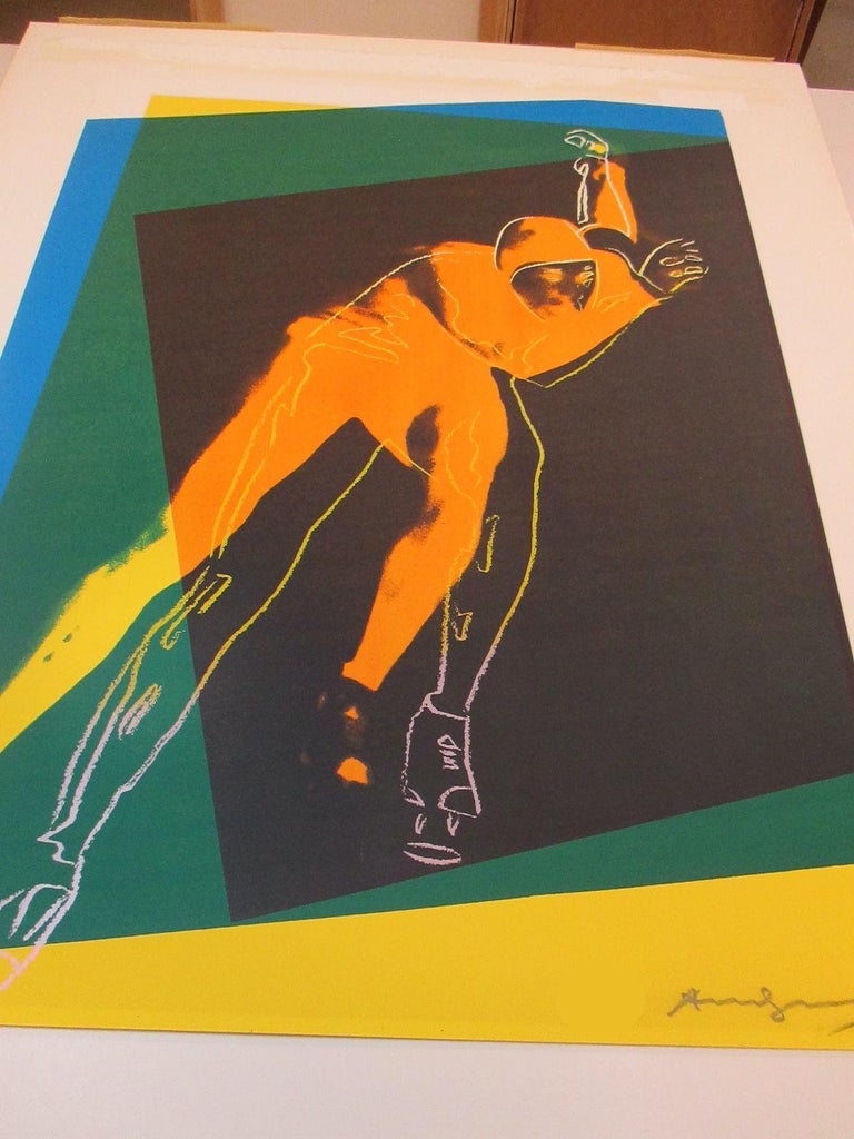 Andy Warhol - Speed Skater (FS II.303) For Sale at 1stDibs