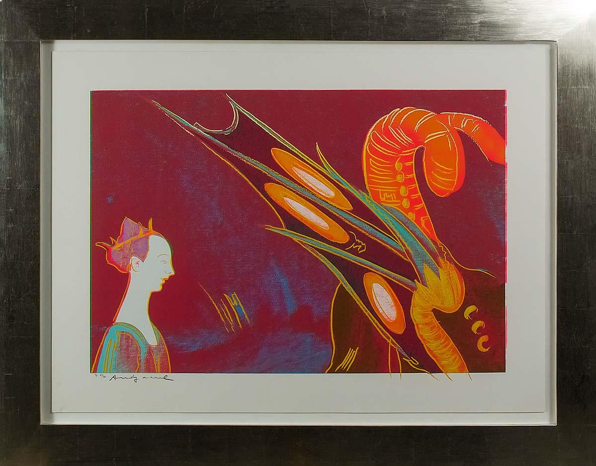 Andy Warhol - St. George and the Dragon, 1984 (#324, Details of ...