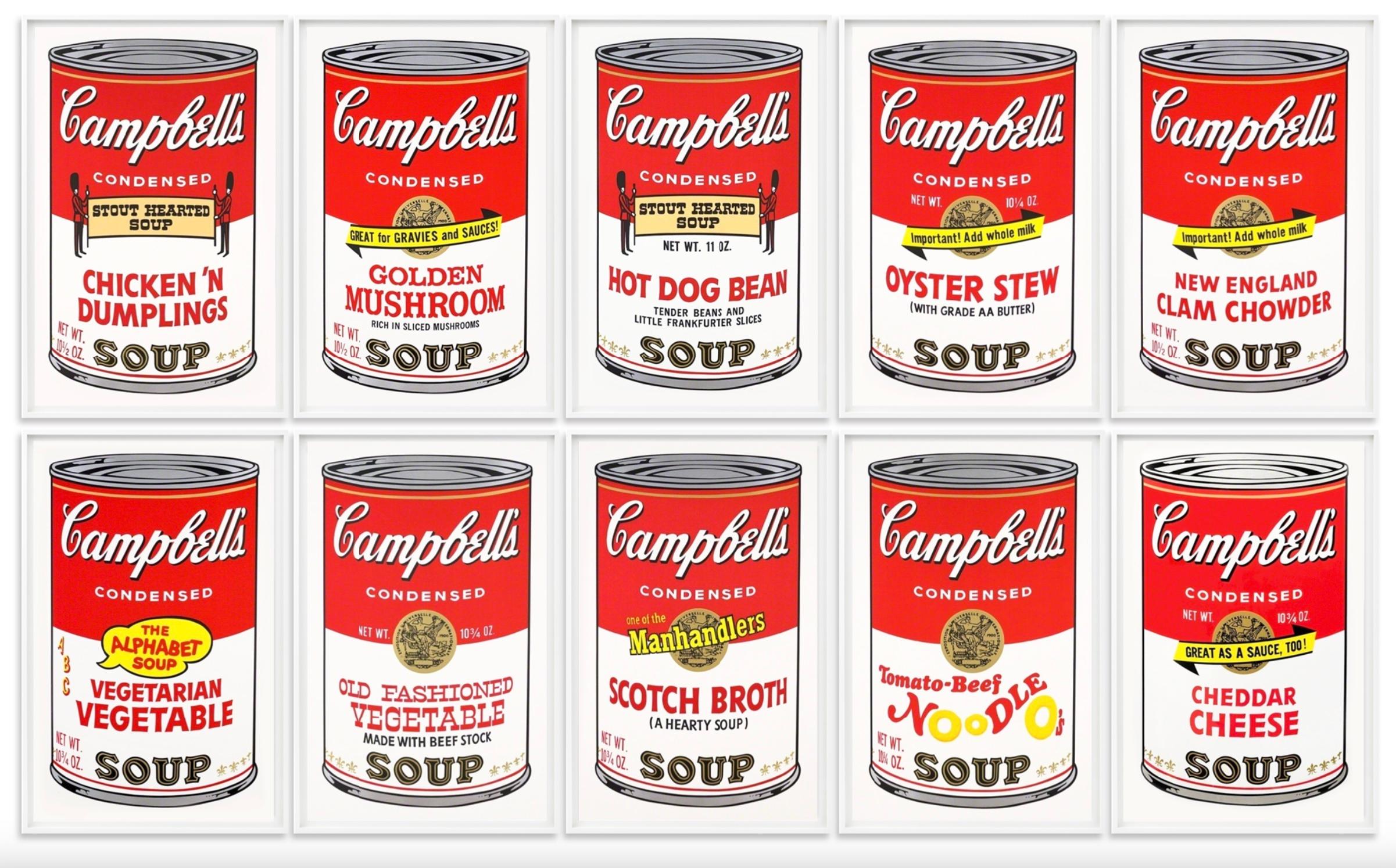 Andy Warhol - Sunday B. Morning (Andy Warhol), 'Soup Cans' (Portfolio ...