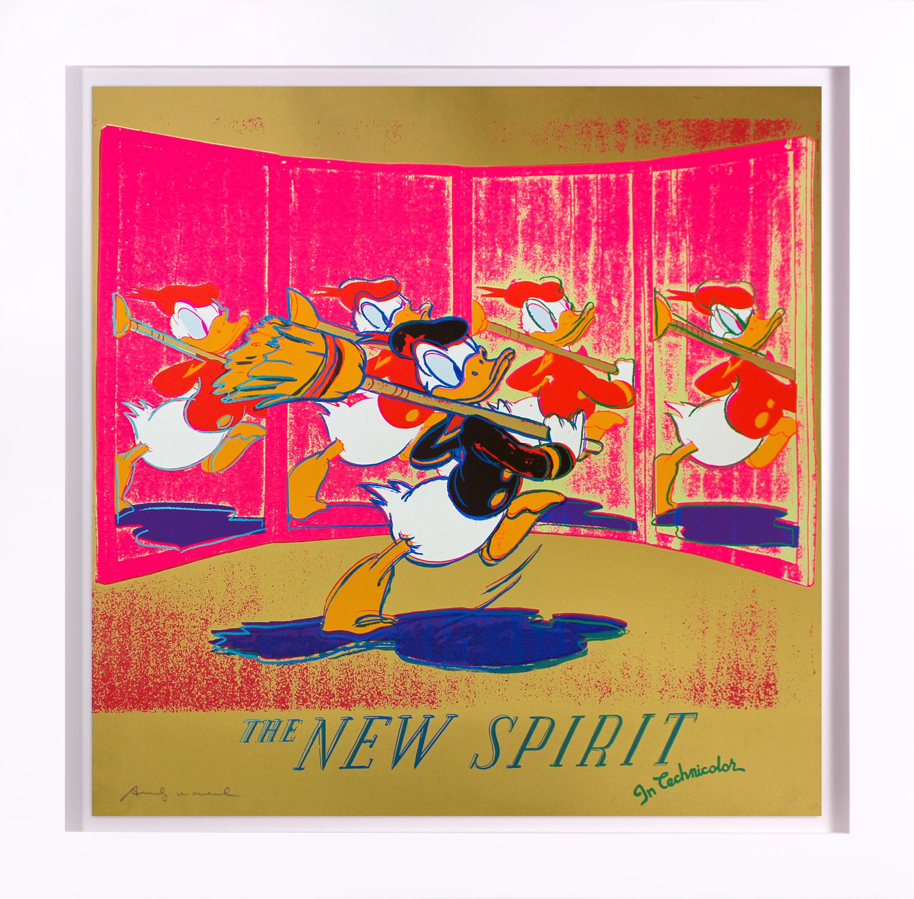 Andy Warhol - 'The New Spirit (Donald Duck)' Color Screenprint For Sale ...