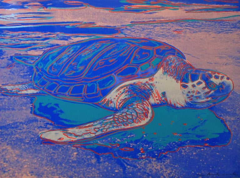 Andy Warhol - Turtle (FS II.360A) For Sale at 1stDibs