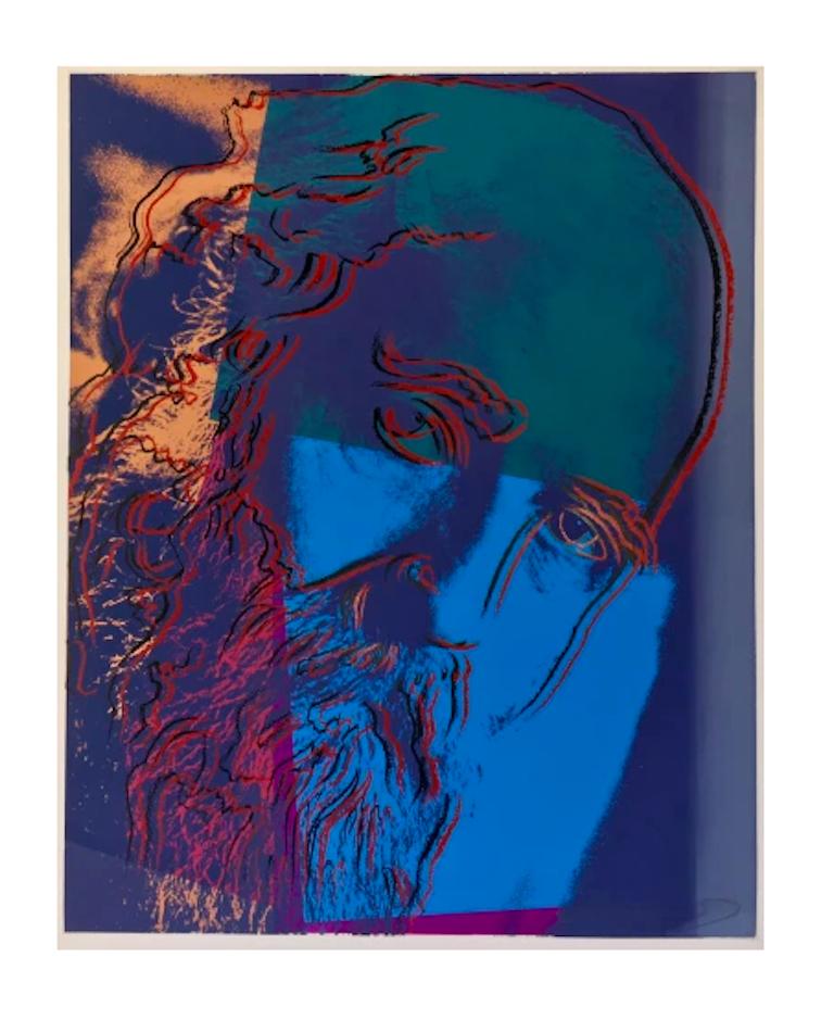 Andy Warhol - Warhol 'Martin Buber' Screenprint on Lennox Museum Board ...