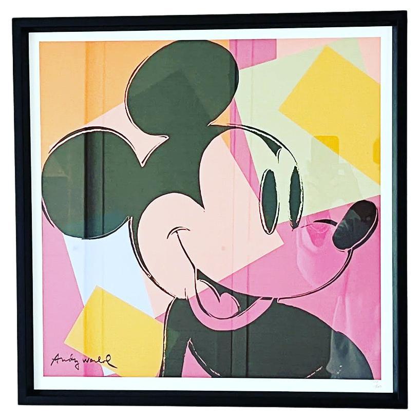 Andy Warhol Topolino Edizione Limitata numerata a matita Litografia con ...