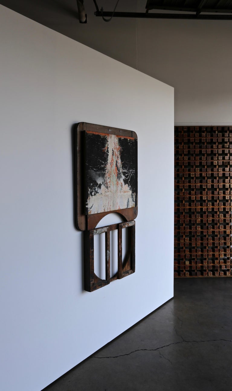 Andy Wing Untitled Mixed-Media Painting, 1965 For Sale at 1stDibs