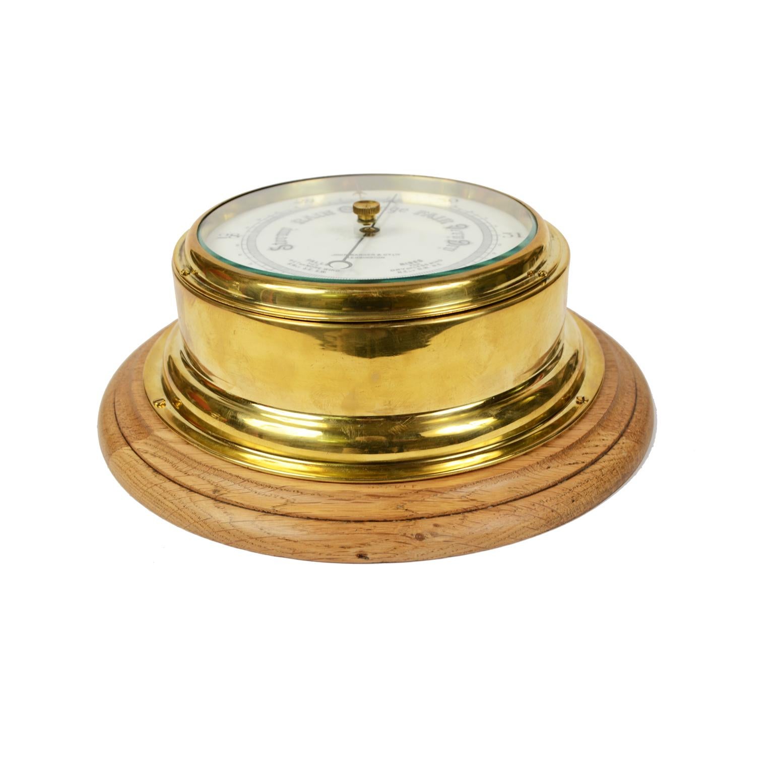 Aneroid Barometer Made by John Barker and Co in the Early 1900 at ...