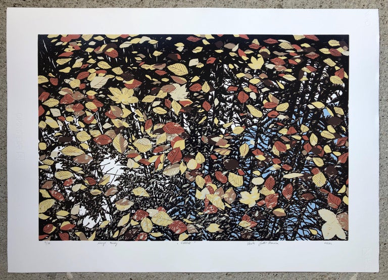 Aneta Szoltis-Mencina - Reflection - Handmade Reduction Linocut ...