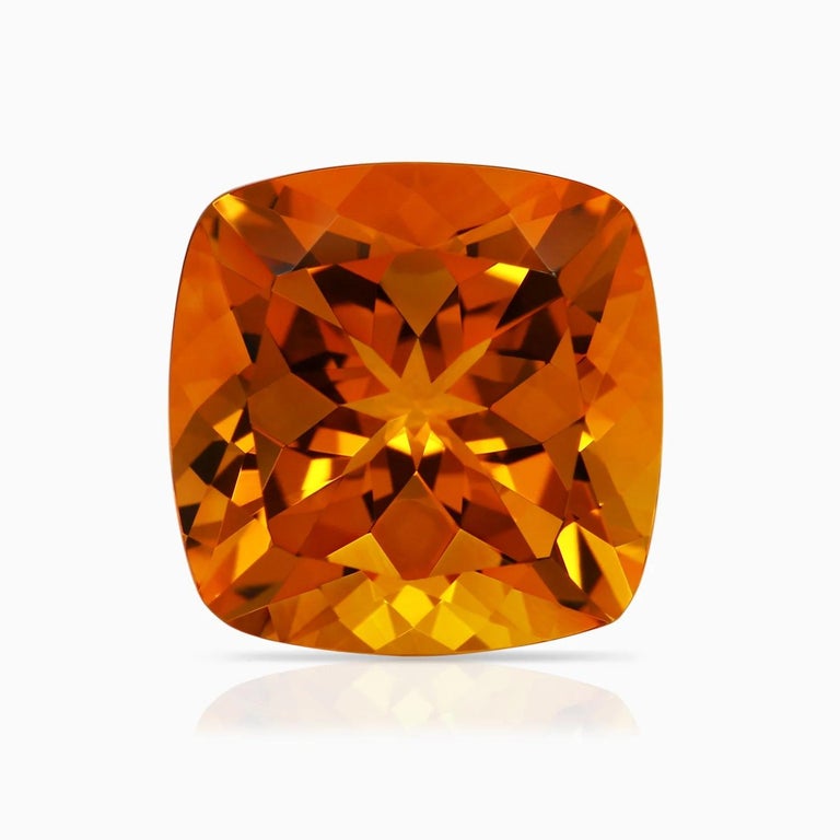 Customizable GIA Certified Natural Citrine Solitaire Ring in Rose Gold ...