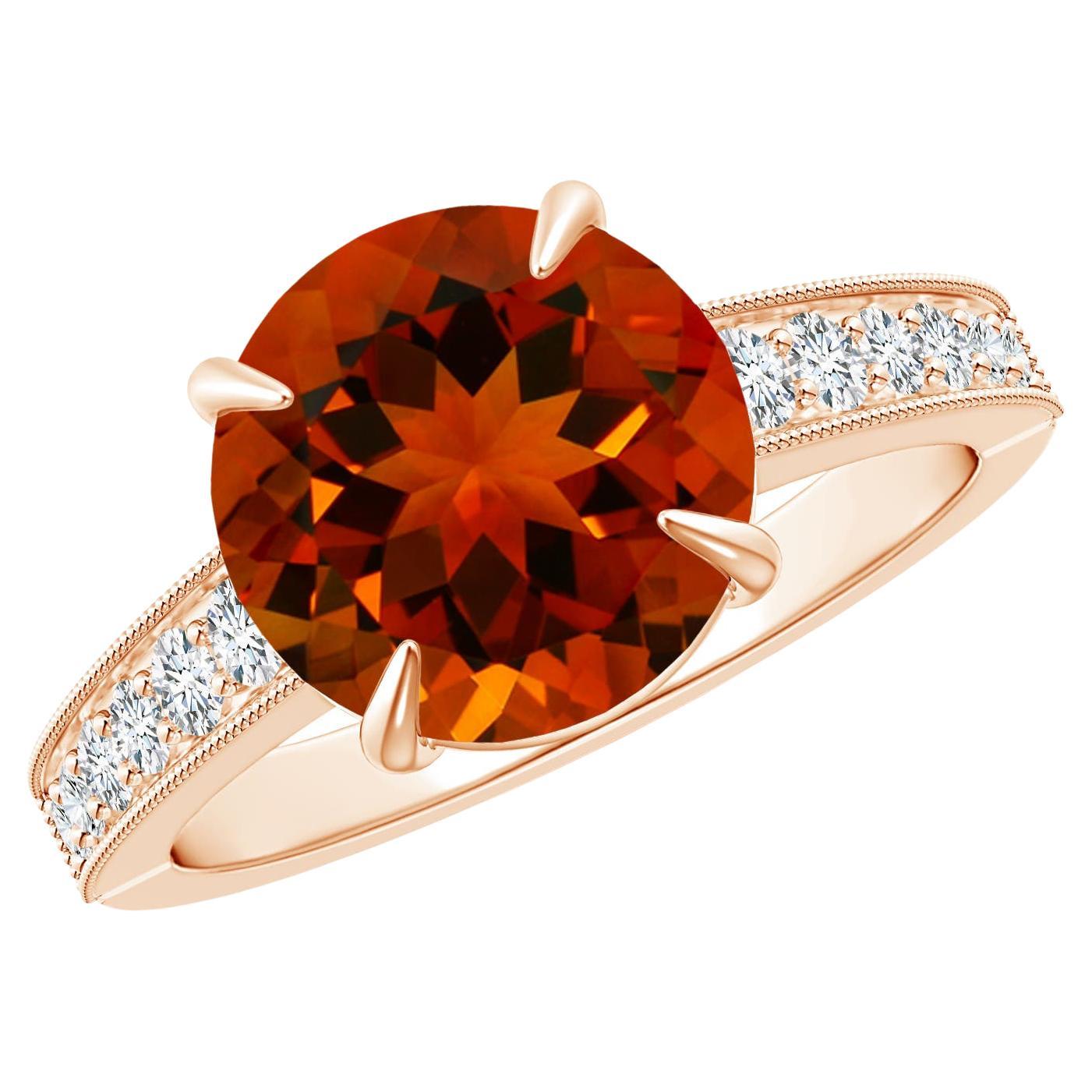 Customizable GIA Certified Natural Solitaire Pear-Shaped Citrine Ring ...