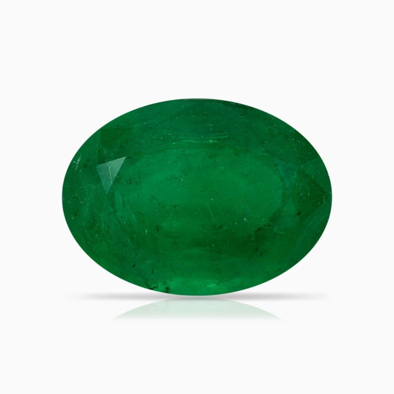 Customizable ANGARA GIA Certified Natural Dual Tone Emerald Double Halo ...
