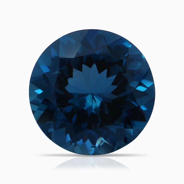 ANGARA GIA Certified Natural London Blue Topaz Solitaire Pendant in ...