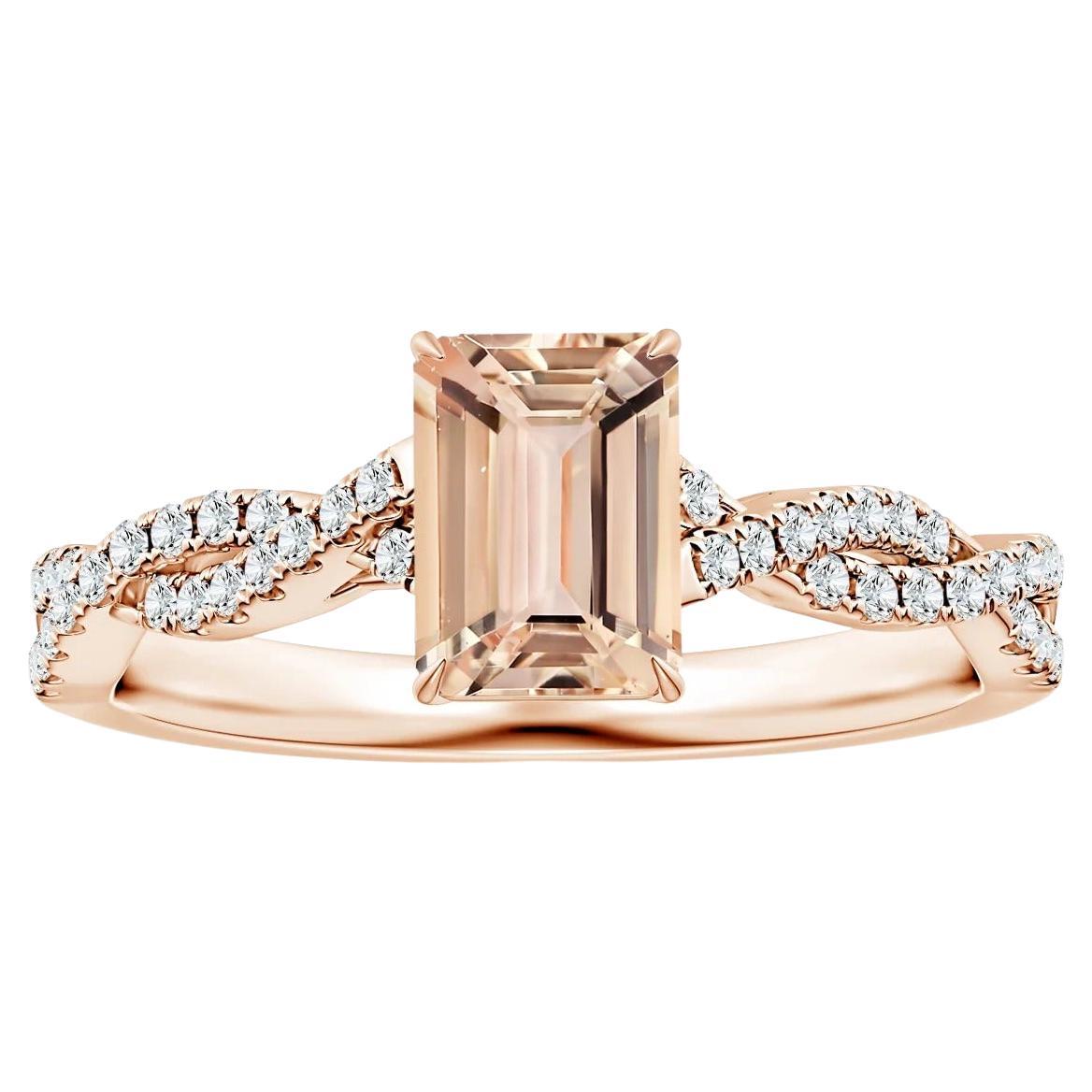 Customizable GIA Certified Natural Moonstone Ring in Rose Gold with ...