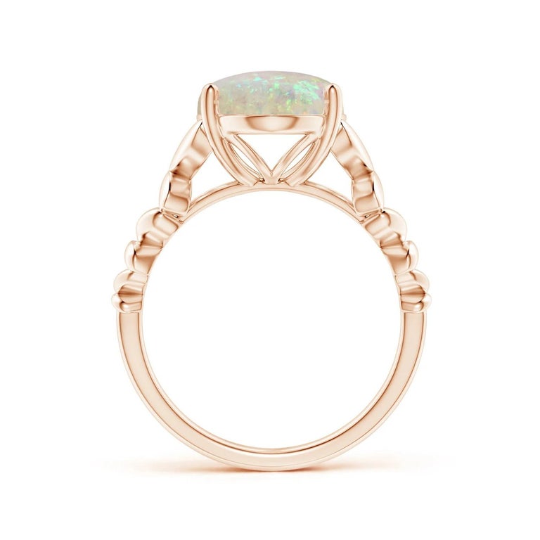Customizable GIA Certified Natural Oval Opal Butterfly Cocktail Ring in ...