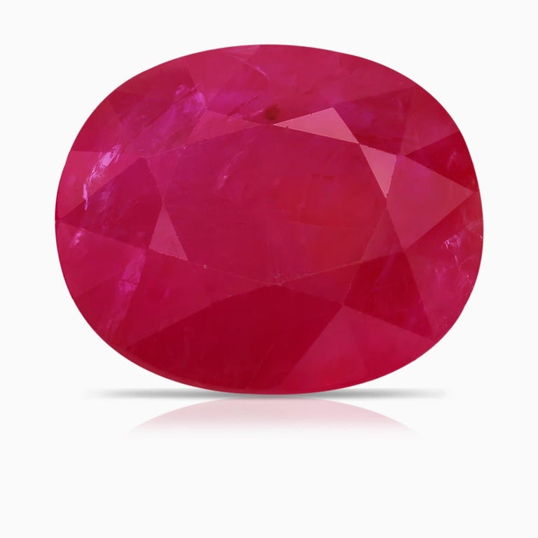 ANGARA GIA Certified Natural Ruby Rose Gold Pendant Necklace For Sale ...