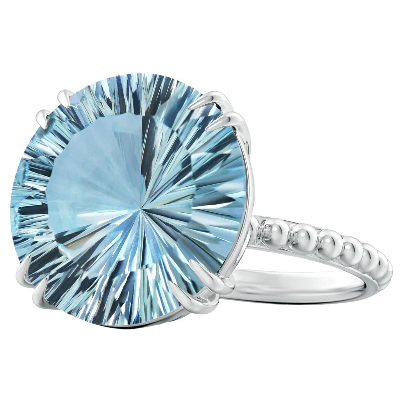 Customizable GIA Certified Natural Sky Blue Topaz Ring in Rose Gold ...