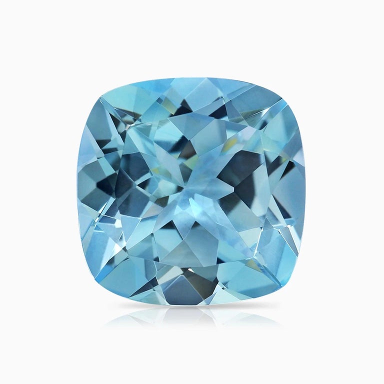 Customizable GIA Certified Natural Sky Blue Topaz Twist Infinity Ring ...