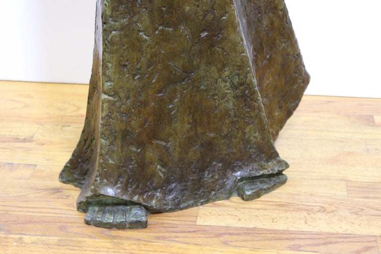 Angel Botello 'Coup de Vent II' Modern Signed Bronze Sculpture at 1stDibs