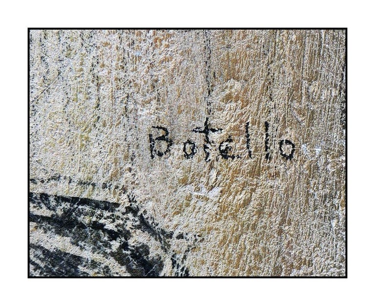 Angel Botello - Angel Botello Original Oil Painting On Board Cubism ...