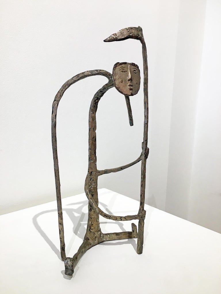 Angel Botello - Girl with Flag at 1stDibs