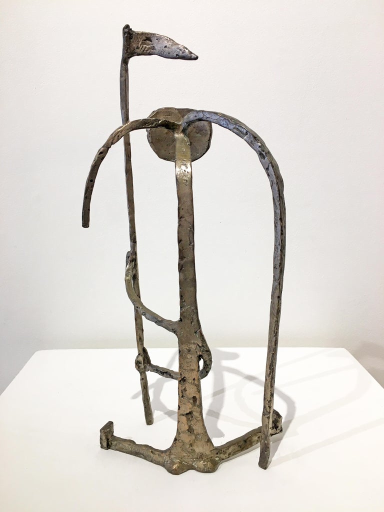 Angel Botello - Girl with Flag at 1stDibs