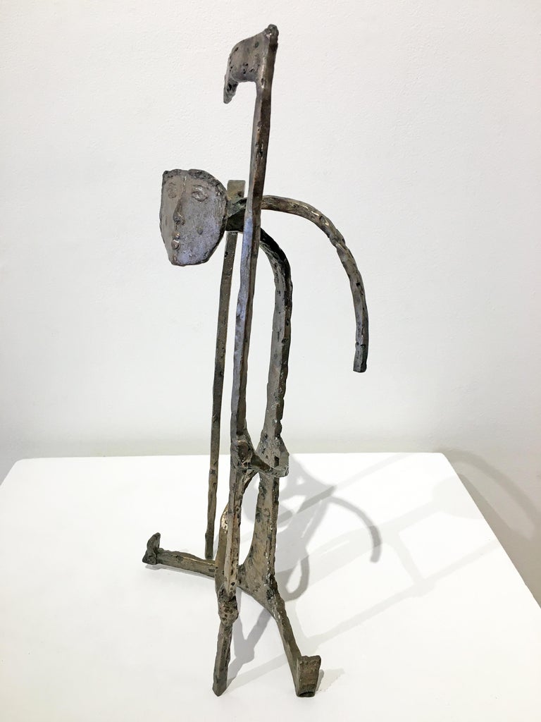 Angel Botello - Girl with Flag at 1stDibs