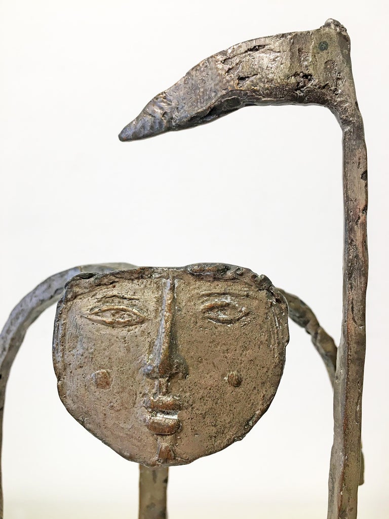 Angel Botello - Girl with Flag at 1stDibs