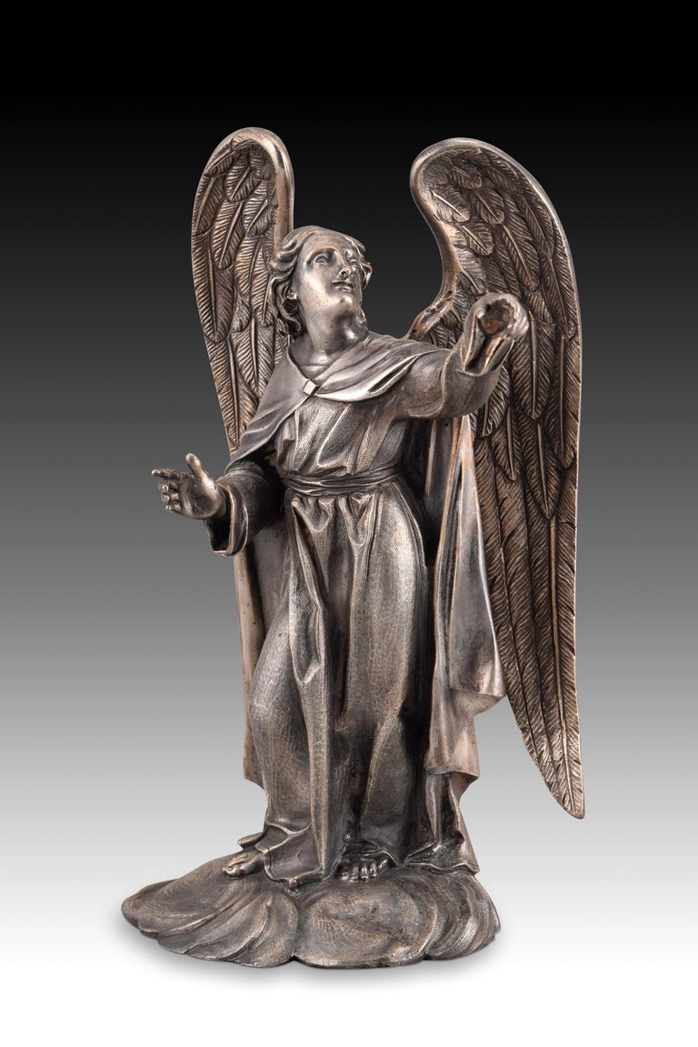 Angel or Archangel, Metal, 19th Century For Sale at 1stDibs