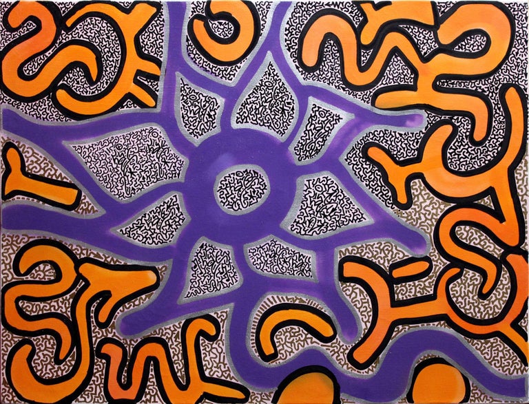 LA II (Angel Ortiz) - Flower Power at 1stDibs