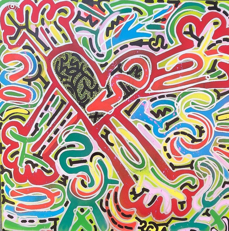 LA II (Angel Ortiz) - LA's Big Heart II For Sale at 1stDibs