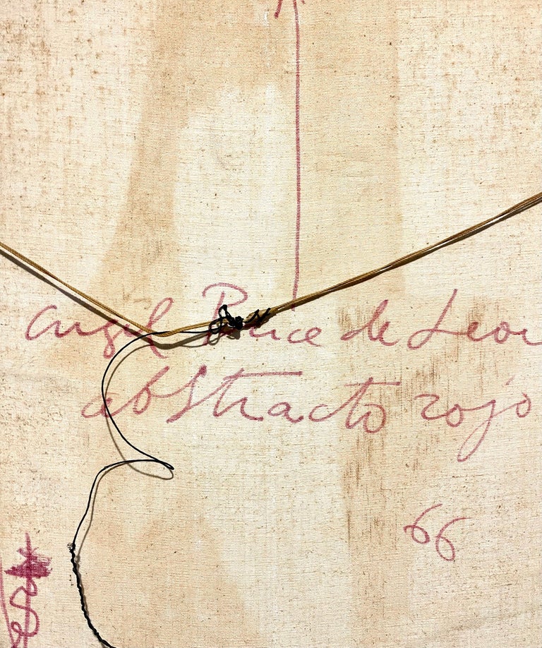 Angel Ponce de Leon - Large Abstract Biomorphic Spanish Bold Modern Oil ...