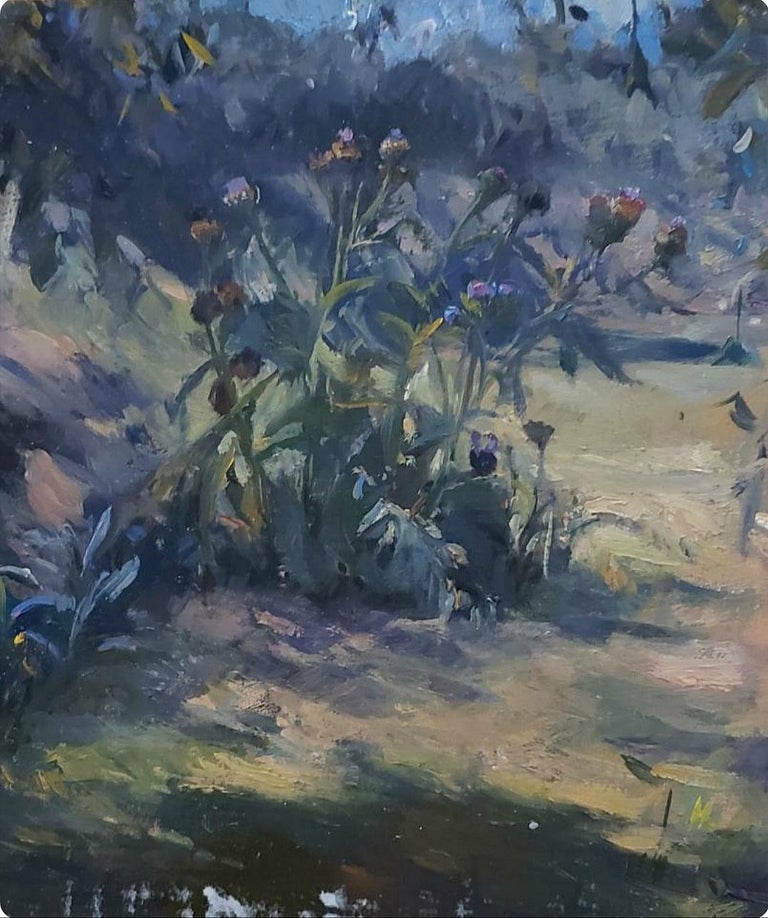 Angel Ramiro Sanchez - Chianti Floral ,Landscape oil painting ...