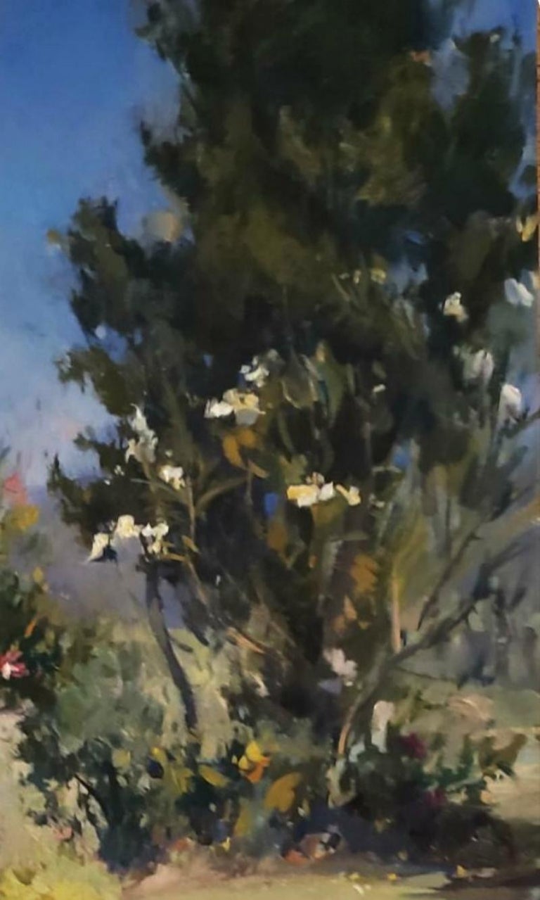 Angel Ramiro Sanchez - View from Chianti Farmhouse ,Landscape oil ...