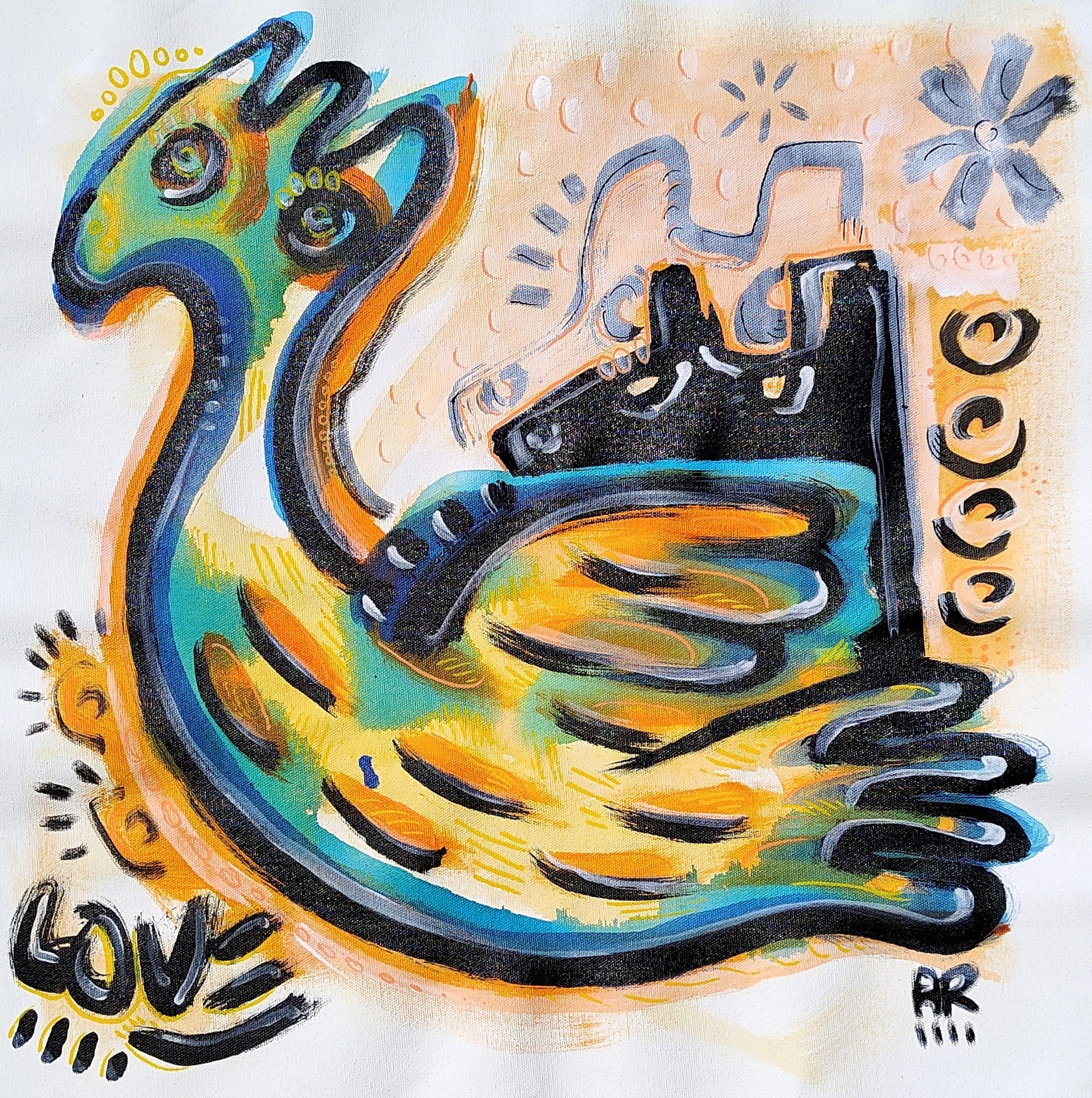 Angel Rivas - ANIMALES FELICES en venta en 1stDibs