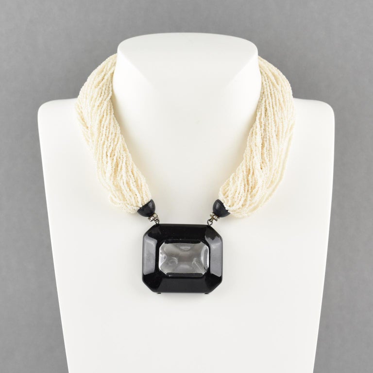 Angela Caputi Pearl Seeds Multi-Strand Choker Necklace at 1stDibs
