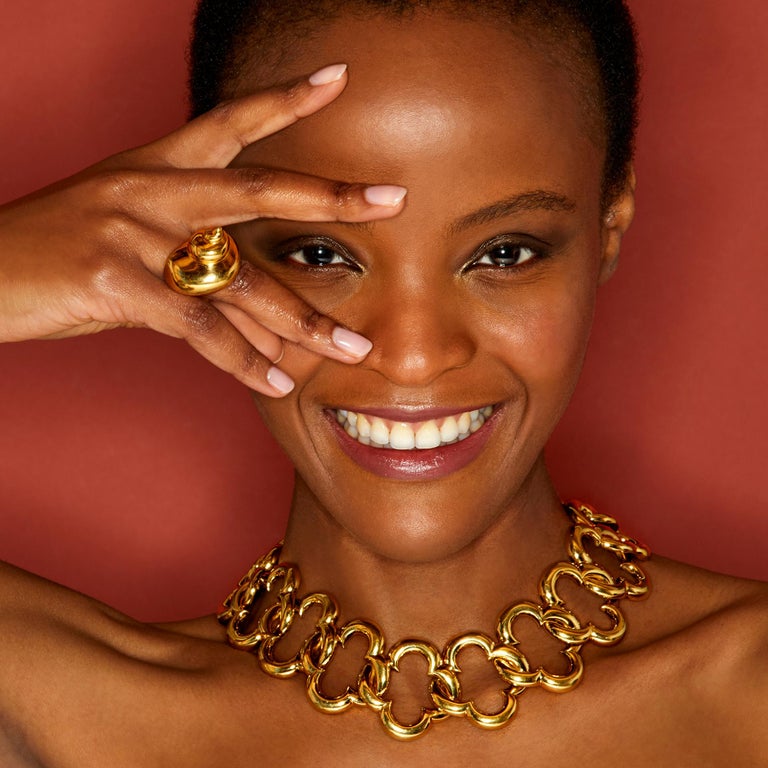 Angela Cummings for Tiffany and Co. Gold Shell Ring For Sale at 1stDibs