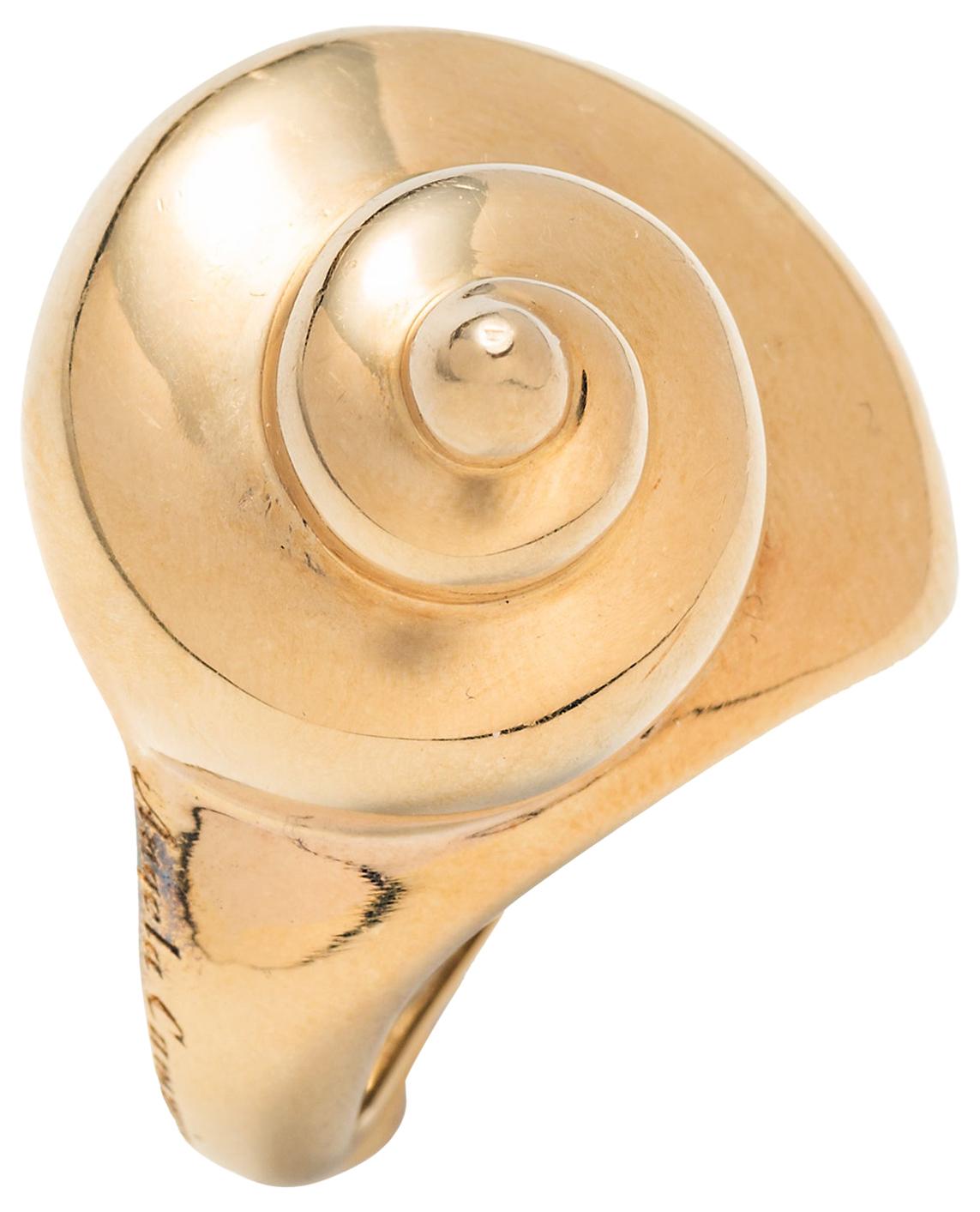 Tiffany and Co. Angela Cummings Pearl Gold Ring at 1stDibs