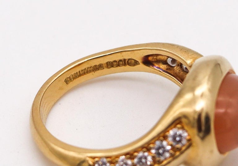 Angela Cummings Ring In 18Kt Gold With 4.98 Ctw In Diamonds And ...
