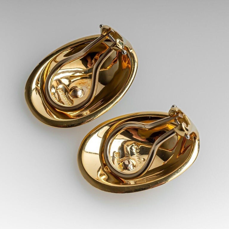 Angela Cummmings for Tiffany and Co. 18k Button Earrings Circa 1979 ...