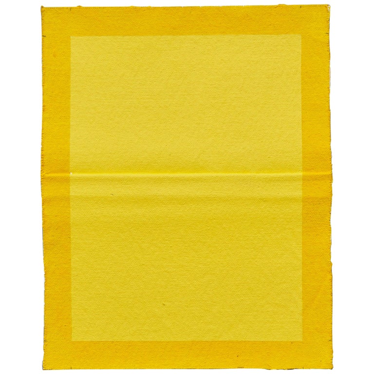 Ángela de la Cruz Pinch Yellow Contemporary Artwork, 2015 For Sale at ...