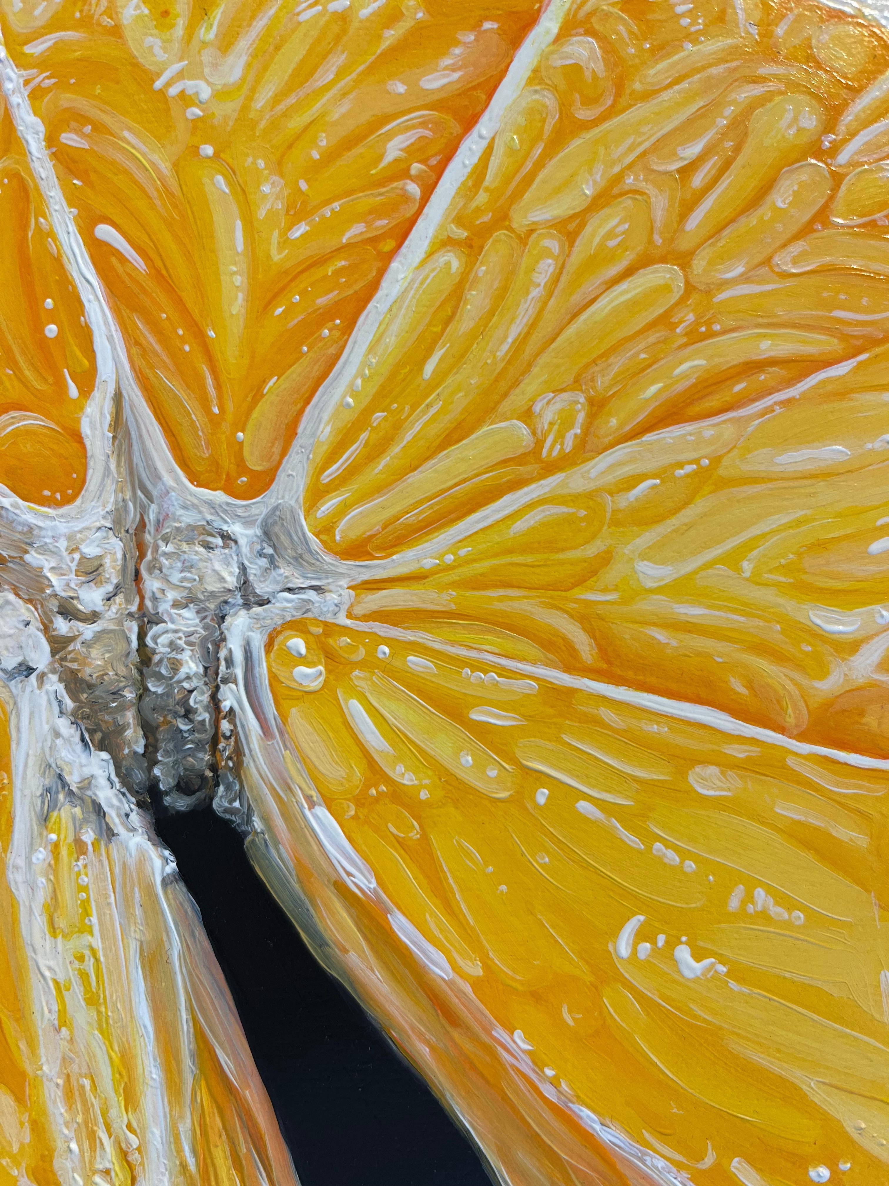 Angela Faustina - Lemon-original modern hyper realism oil painting ...