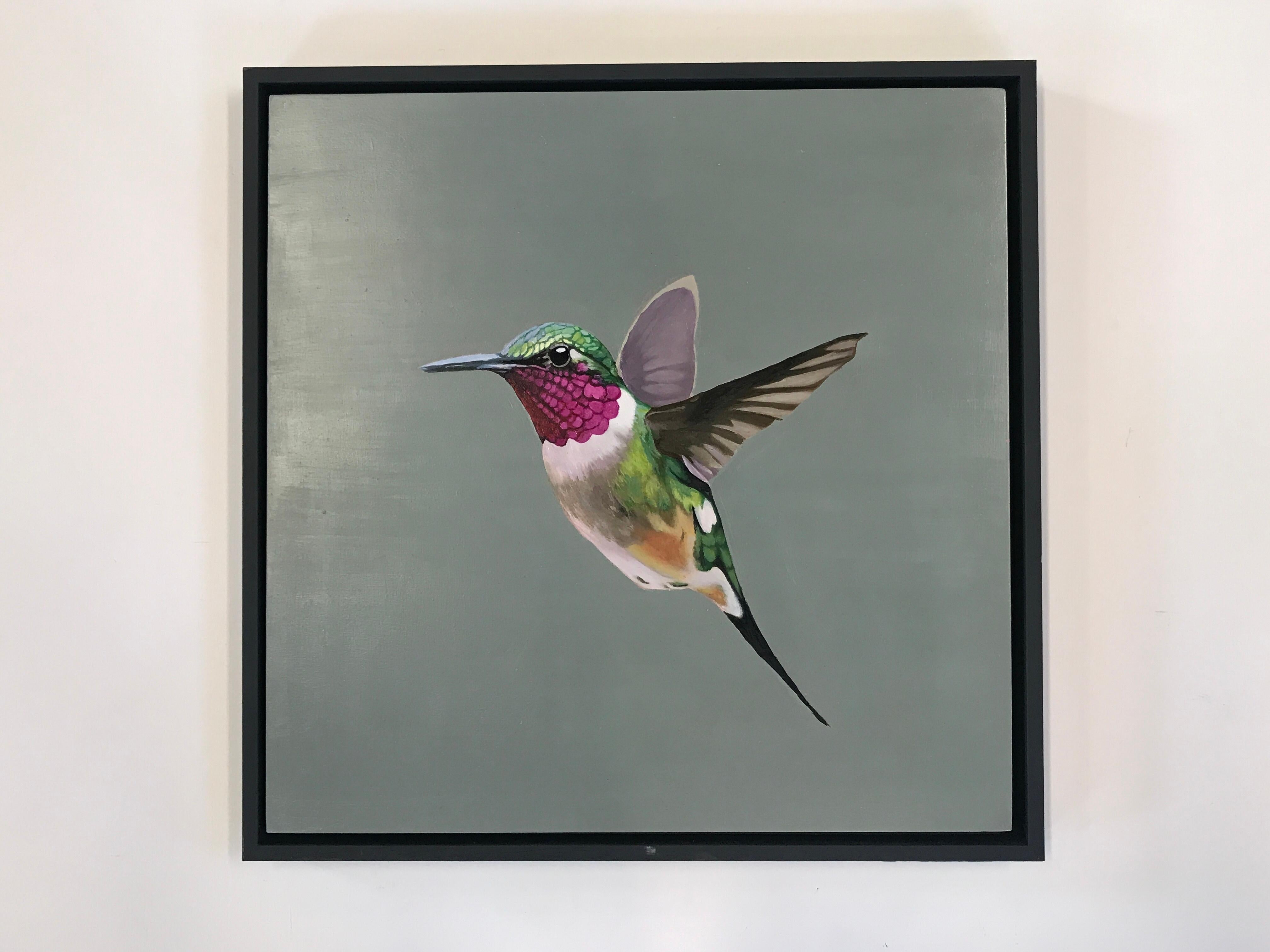 Angela Smith - Single Hummingbird, Original Painting, Bird, Animal ...