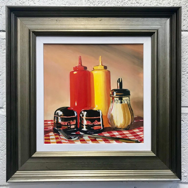 Angela Wakefield - Americana Still Life Painting of New York Diner by ...