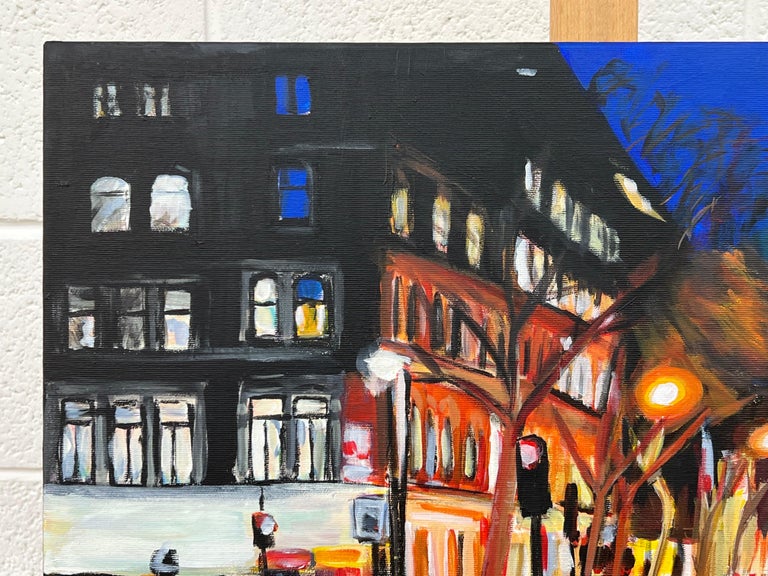 Angela Wakefield - New Cross London City Street Scene at Night by ...
