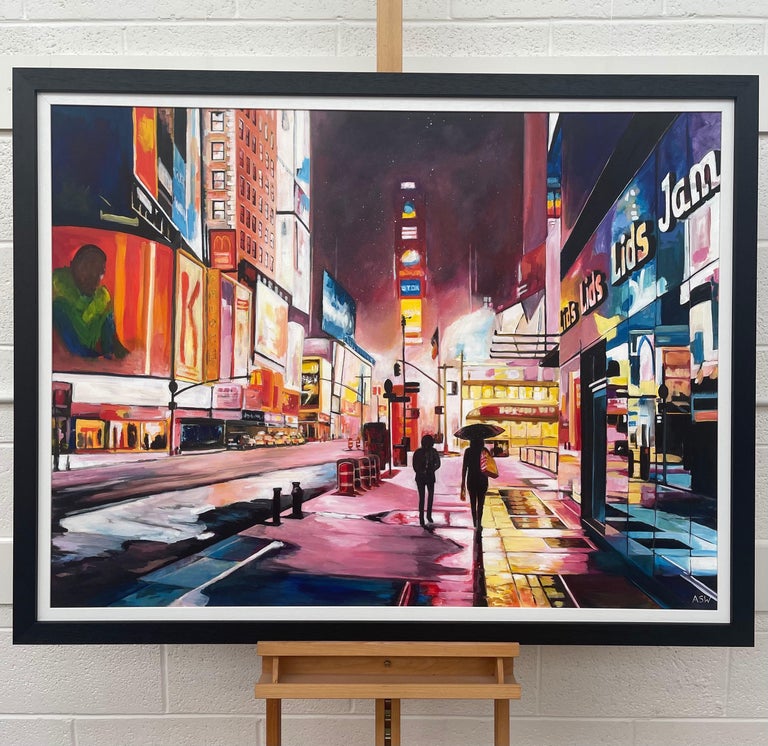 Angela Wakefield - Painting of Times Square Manhattan New York City by ...