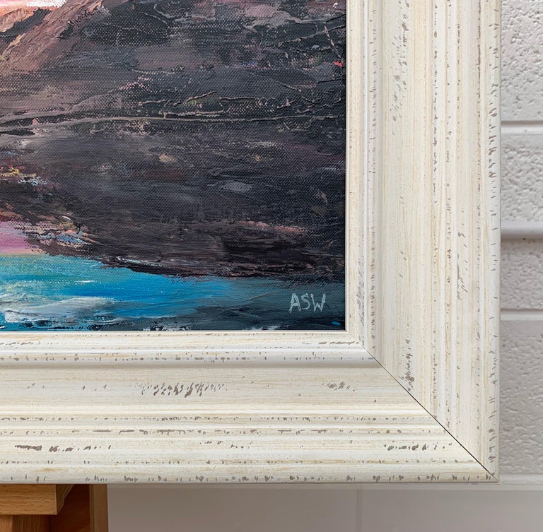 Angela Wakefield - Panoramic Seascape of Devon Cliffs and Coastline by ...